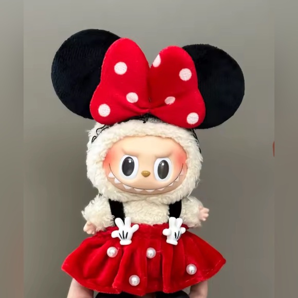 POP MART | Accessories | Minnie Mouse Labubu Outfit 2 Piece Ears And ...